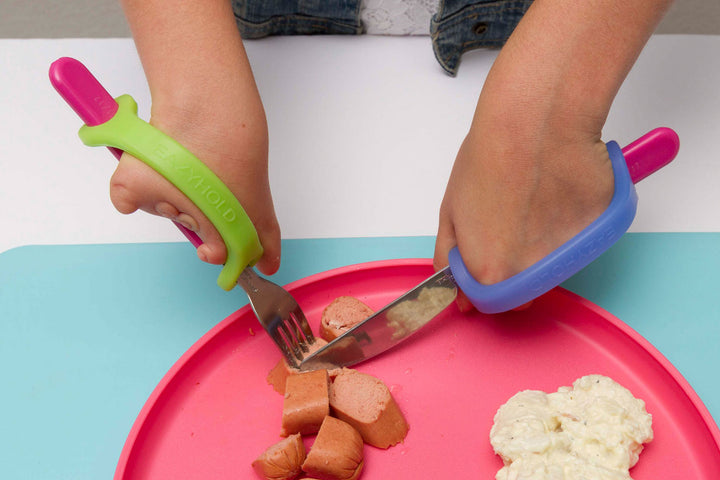 Daily living eating aids and adaptive utensil holders EazyHold