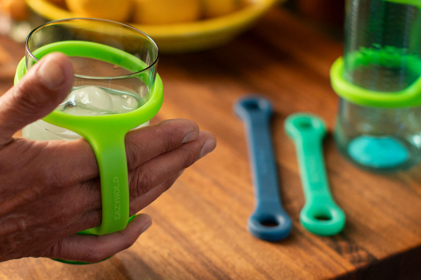 Daily living eating aids and adaptive utensil holders EazyHold