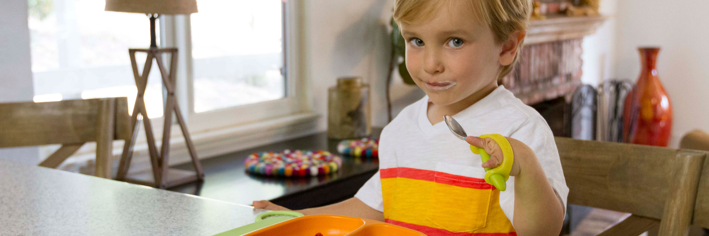 Daily living eating aids and adaptive utensil holders EazyHold